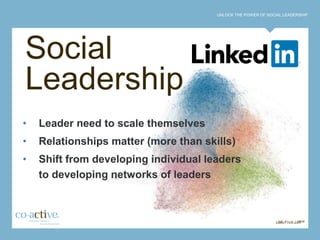 Unlock the power of social leadership with 3 simple coaching skills | PPTX