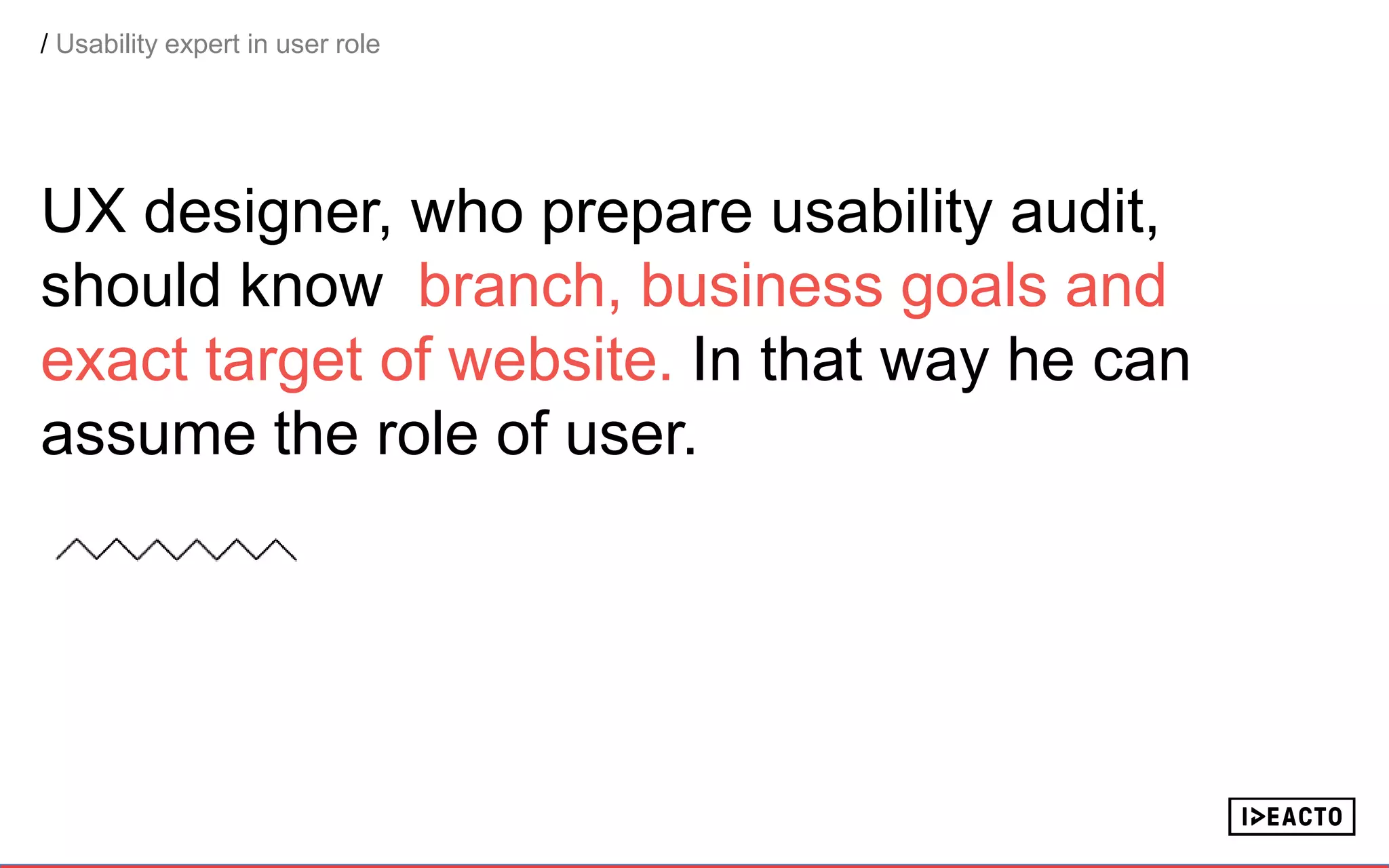 Usability audit | PPTX