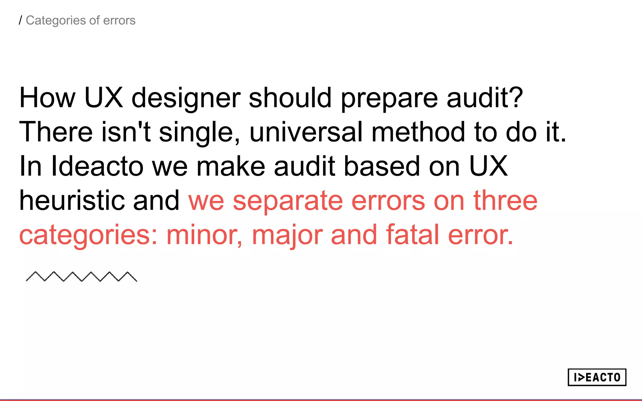 Usability audit | PPTX