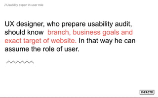 Usability audit | PPT