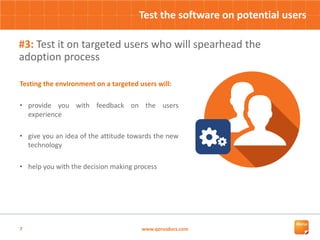 5 Ways to Encourage User Adoption of New Software | PPTX