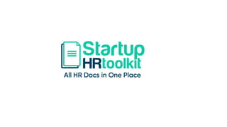 Startup HR Toolkit | PPTX
