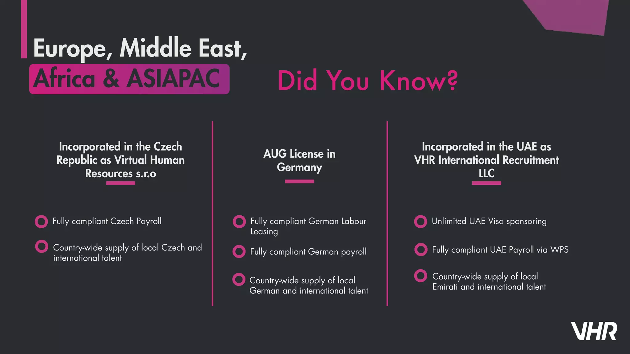 VHR Global Technical Recruitment | PDF