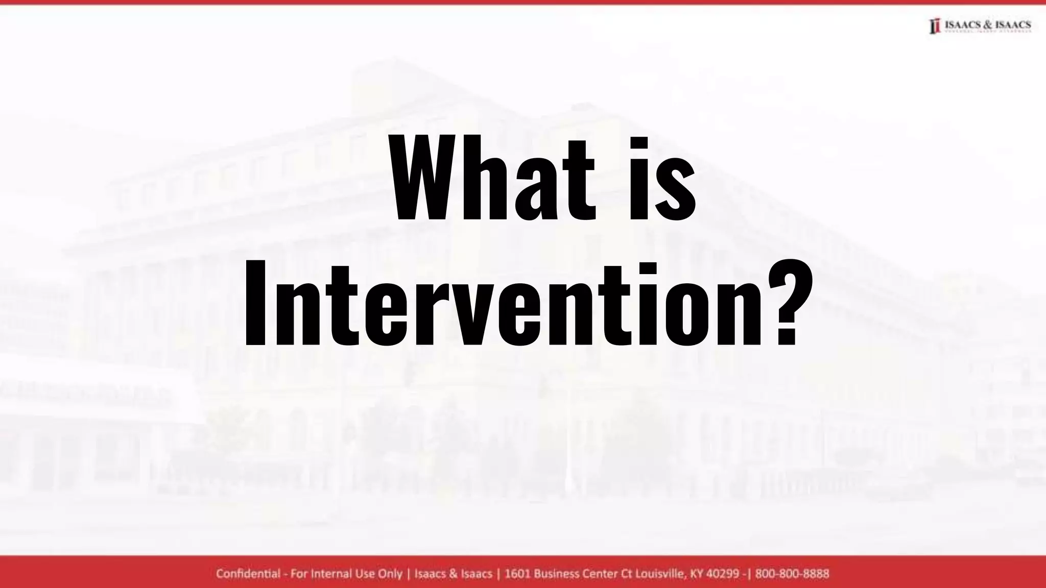 What is Intervention? | PPTX | Law