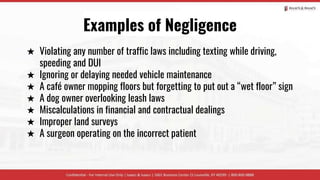What is Negligence? | PPTX