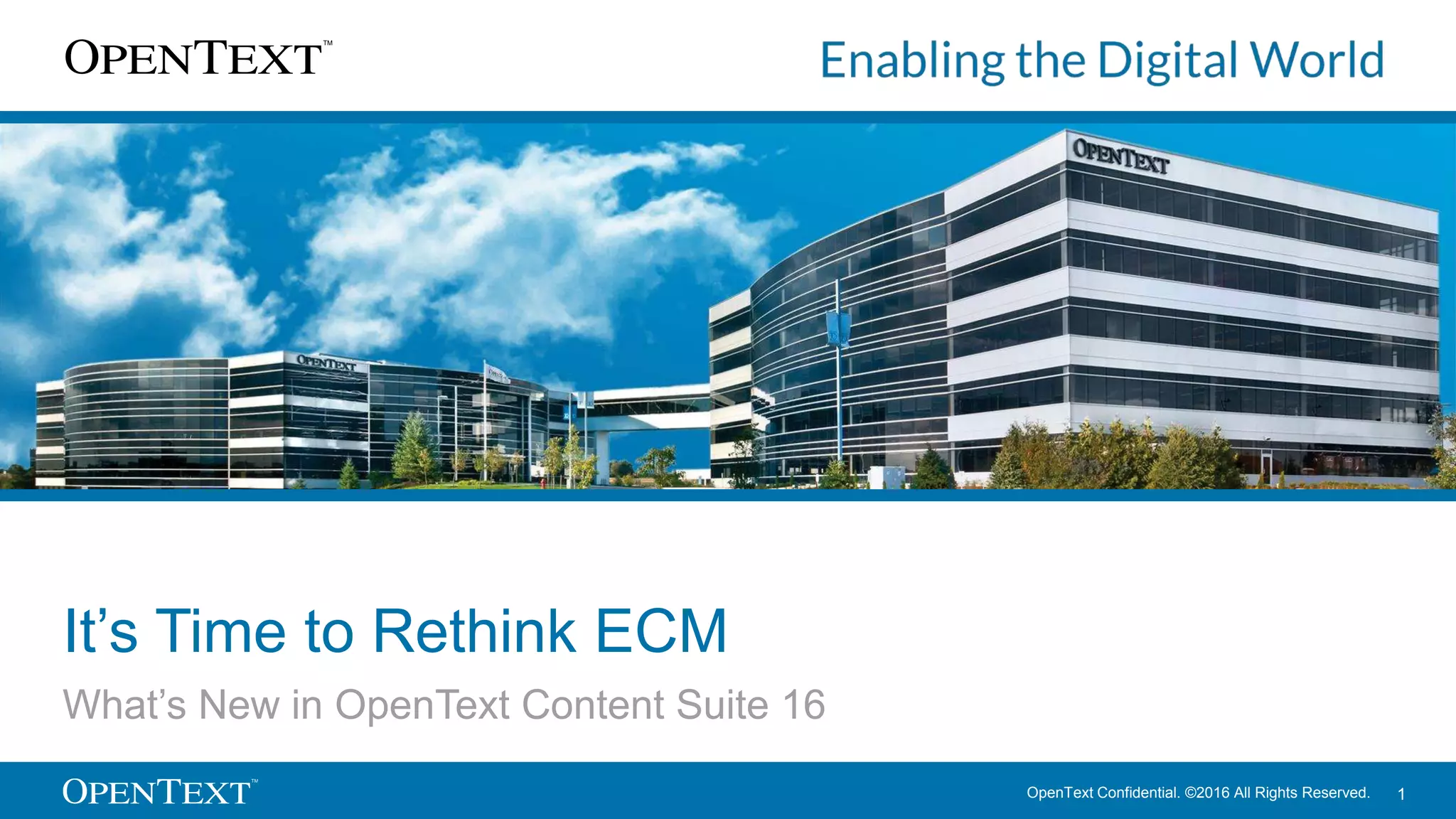 What’s New in OpenText Content Suite 16 | PPTX