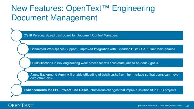 Whats New In Opentext Content Suite 16 