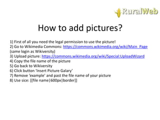Slide share wikiversity manual | PPT