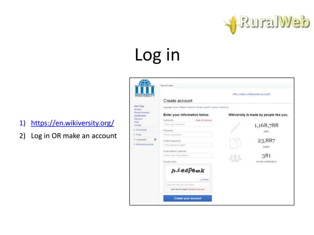 Slide share wikiversity manual | PPT