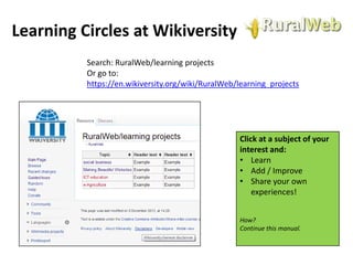 Slide share wikiversity manual | PPT