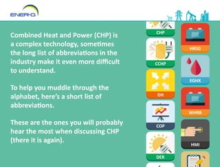 WTH is CHP? A Guide to the Energy Industry’s Acronyms | PDF | Science