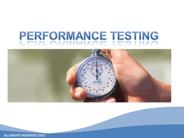 Getting start with Performance Testing | PPT