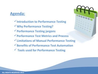 Getting start with Performance Testing | PPT