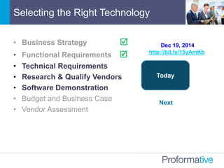 Selecting The Right Business Technology Solution and Business Partners ...
