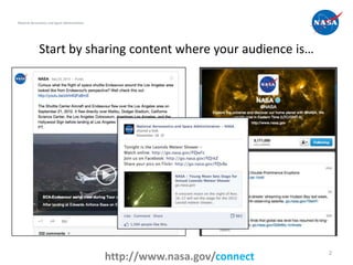 Creating Social Media Worth Following at NASA | PPTX