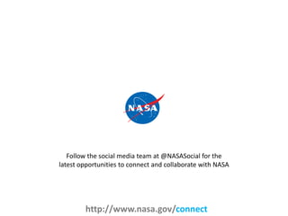 Creating Social Media Worth Following at NASA | PPTX