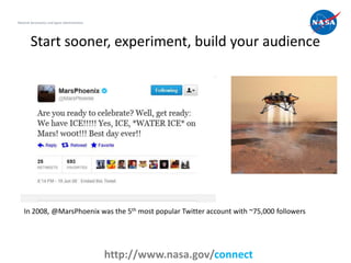 Creating Social Media Worth Following at NASA | PPTX