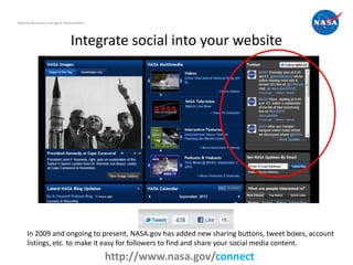 Creating Social Media Worth Following at NASA | PPTX