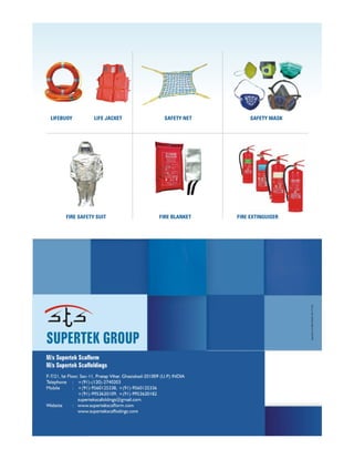 Supertek Scafform, Ghaziabad, Scaffolding & Safety Accessories | PDF