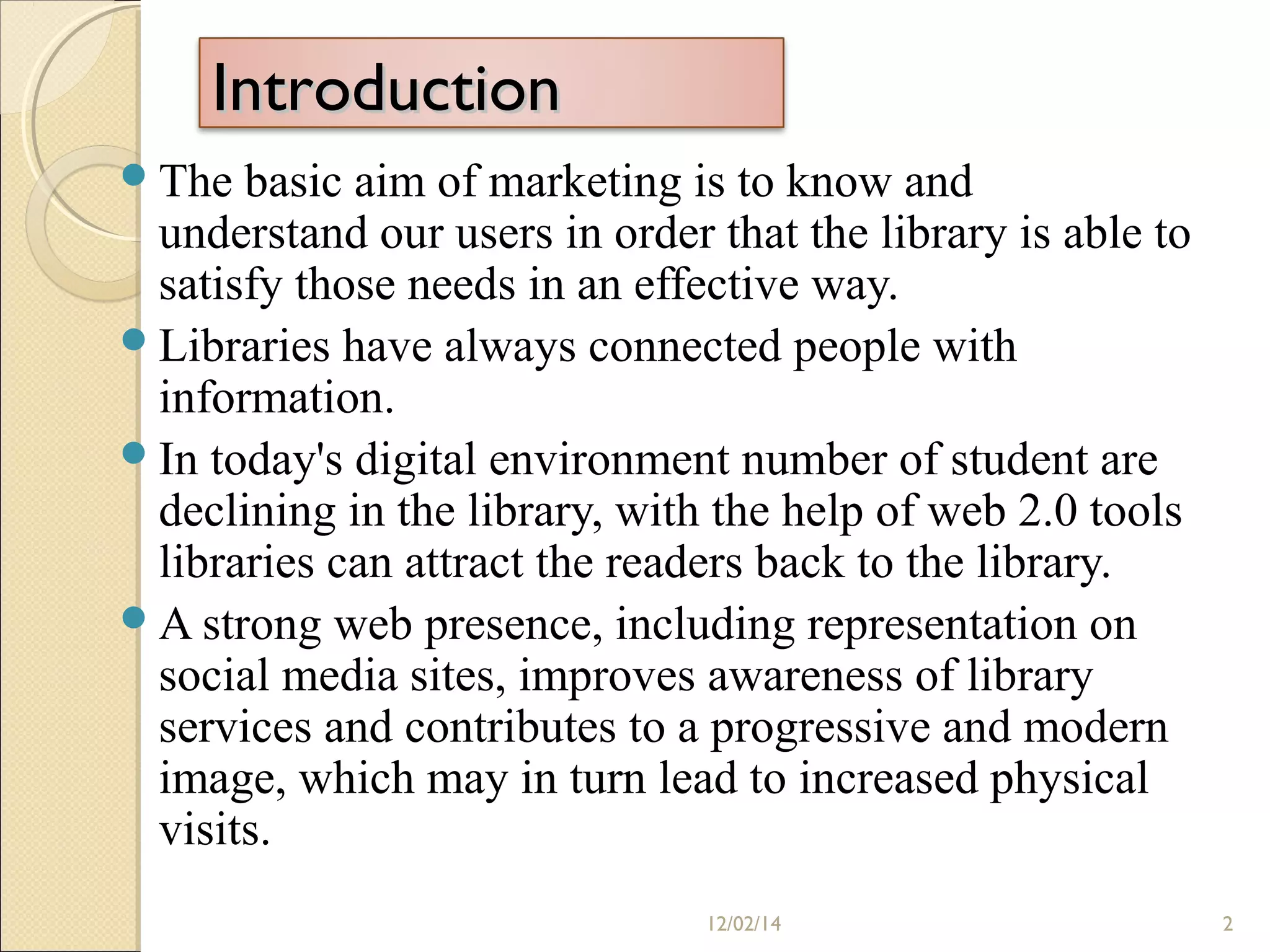 Marketing of Library Services | PPT