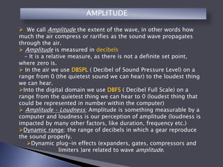 Introduction to Music Production- Audio Basics- Coursera | PPT