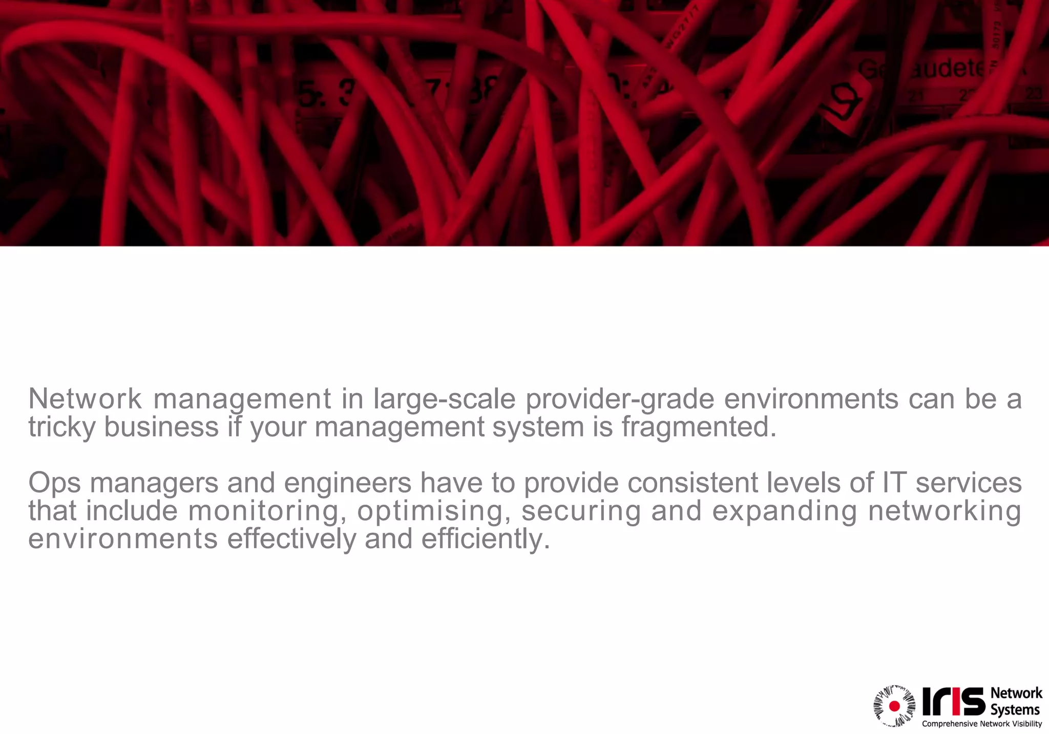 The Importance of an Integrated Network Management System | PDF