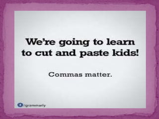 Comma usage | PPTX