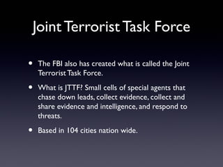 The FBI's War On Terror | PPT