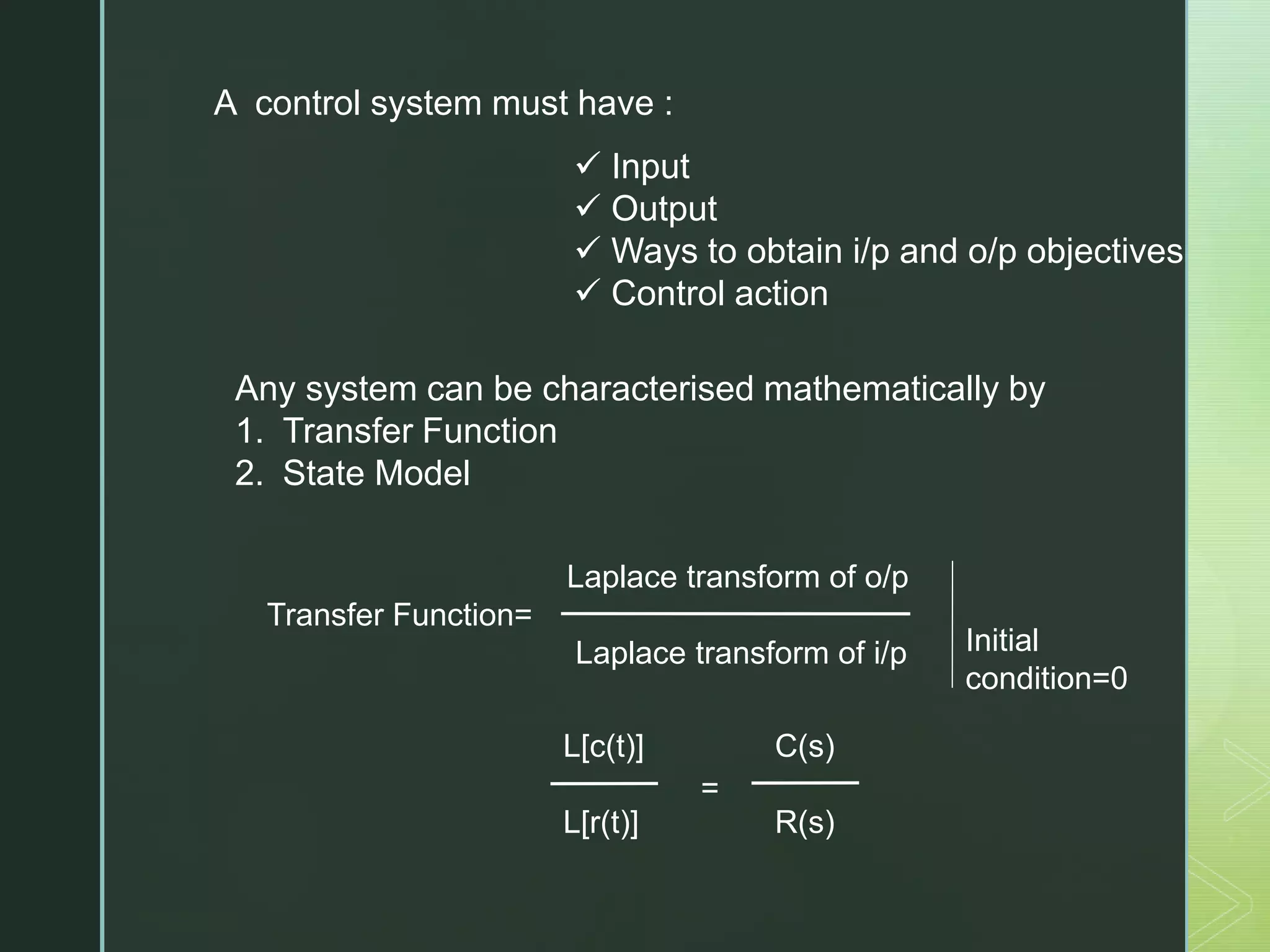 Basics of Control System | PPT