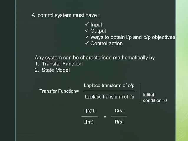 Basics of Control System | PPT