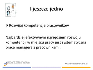 Tipy dla początkującego managera | PPTX | Careers