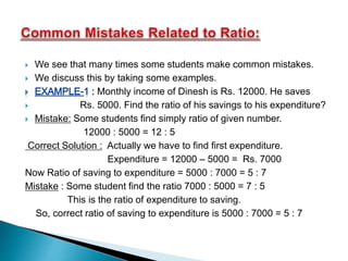 RATIO AND PROPORTION | PPTX