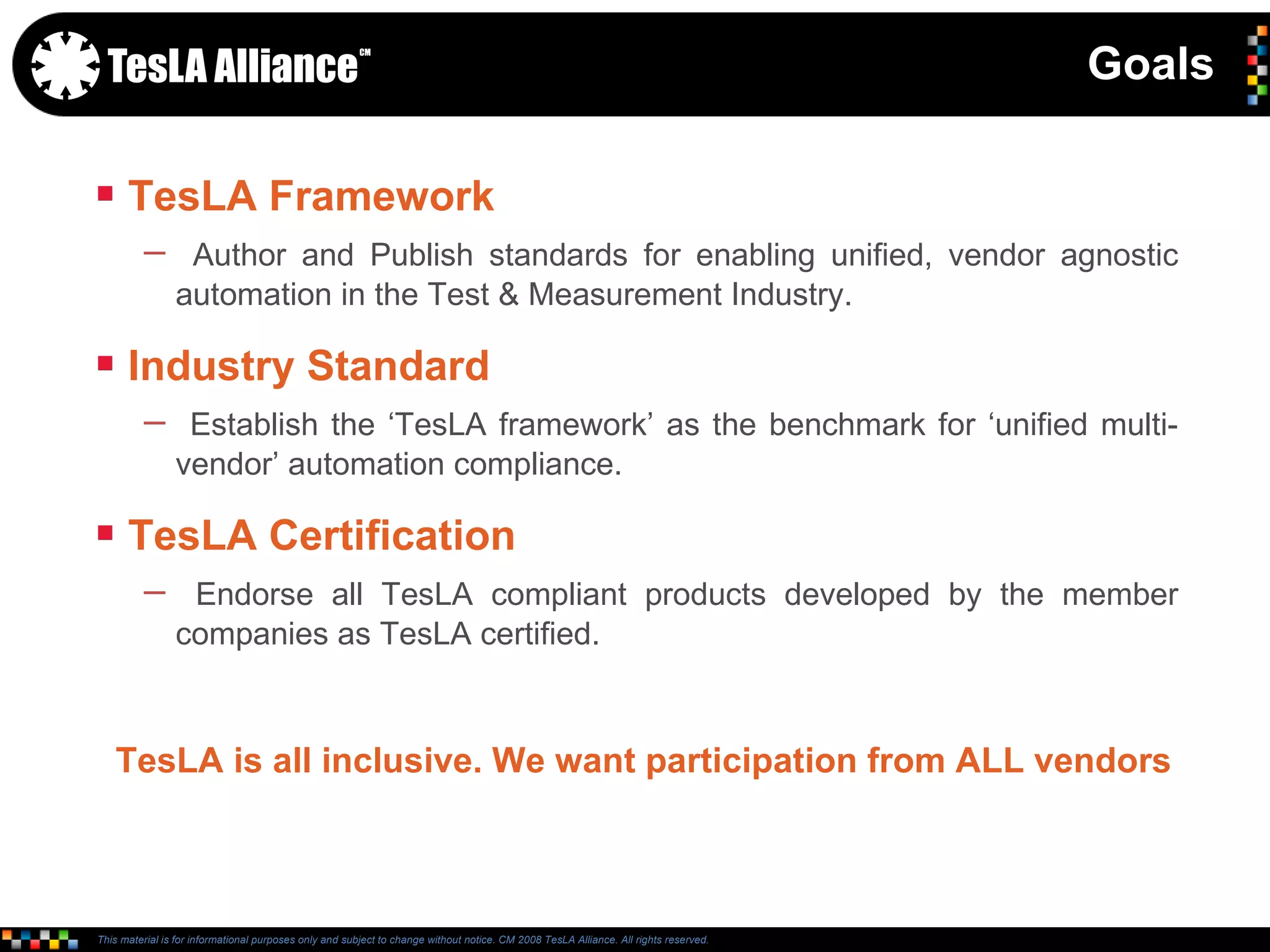 TesLA Alliance Introduction | PPT