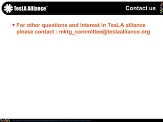TesLA Alliance Introduction | PPT