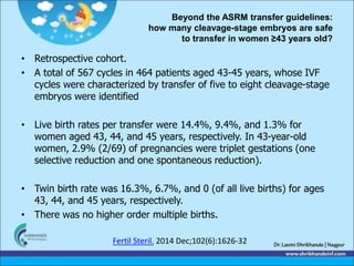 Multiple pregnancy after art | PPTX | Pregnancy | Reproductive Health