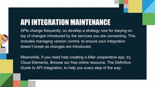 10 Step Guide to API Integrations | PPT