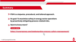 Step-by-Step Guide to Process Safety Management(PSM) Implementation | PDF