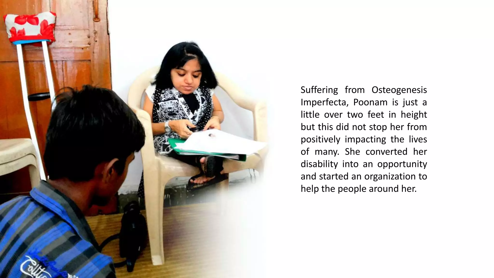 Tiny Steps, giant strides! - Poonam Shroti | PPT