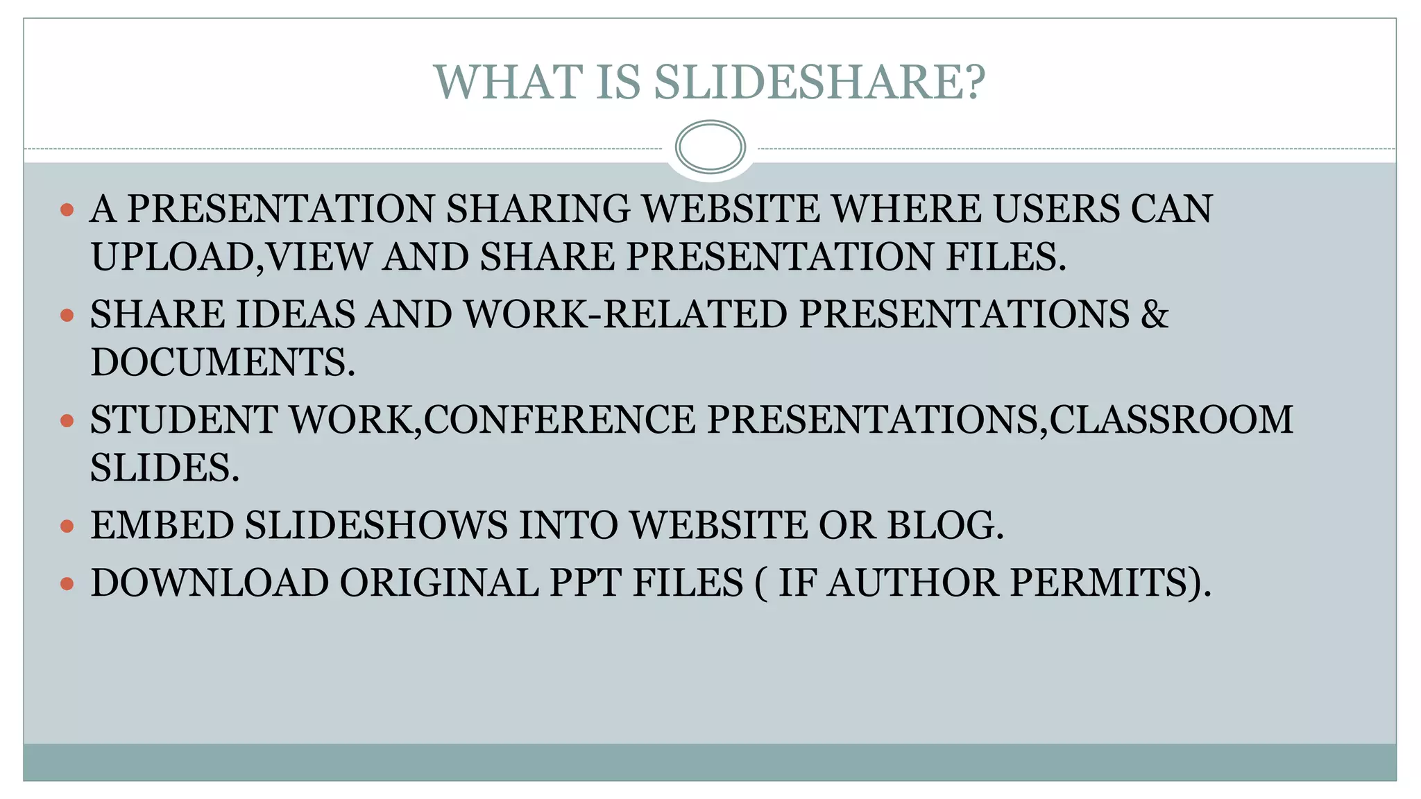 Slideshare 123 | PPTX