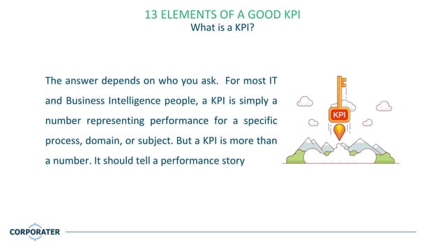 13 Elements of a Good KPI | PPT