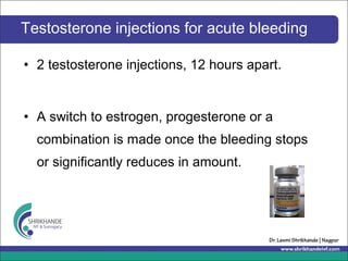 Medical management of heavy menstrual bleeding hmb | PPT