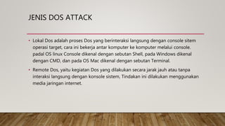 Dos Attack | PPTX