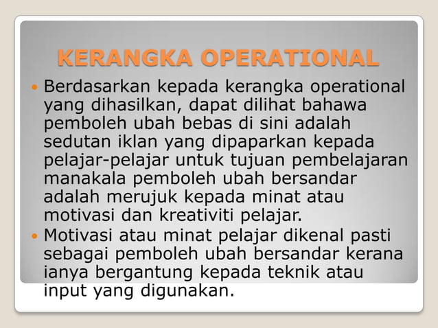 operational framework | PPTX