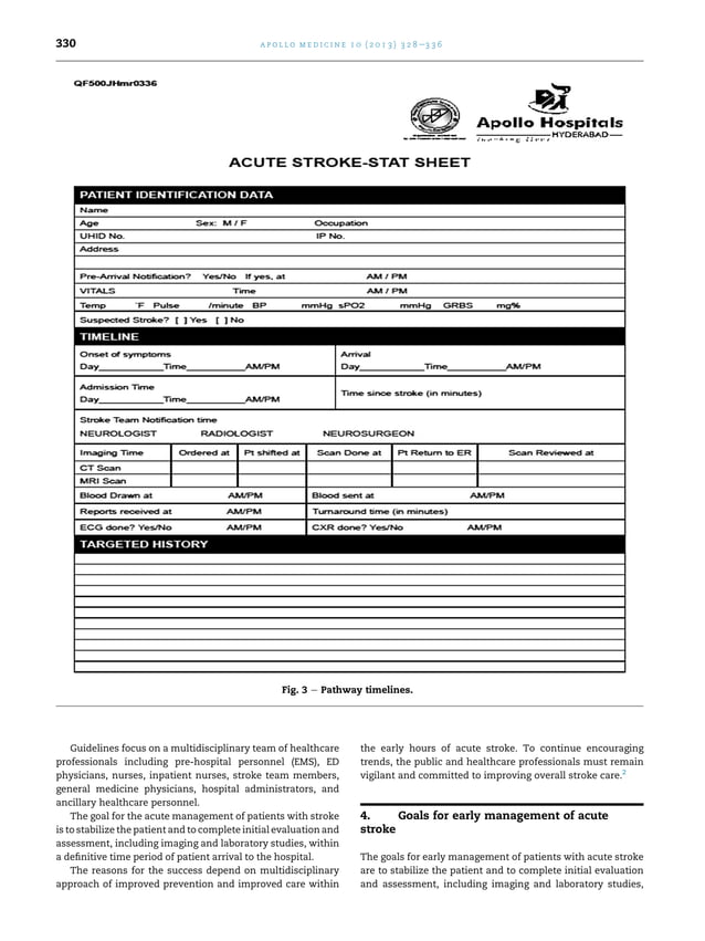 Early management of acute ischemic stroke cases | PDF