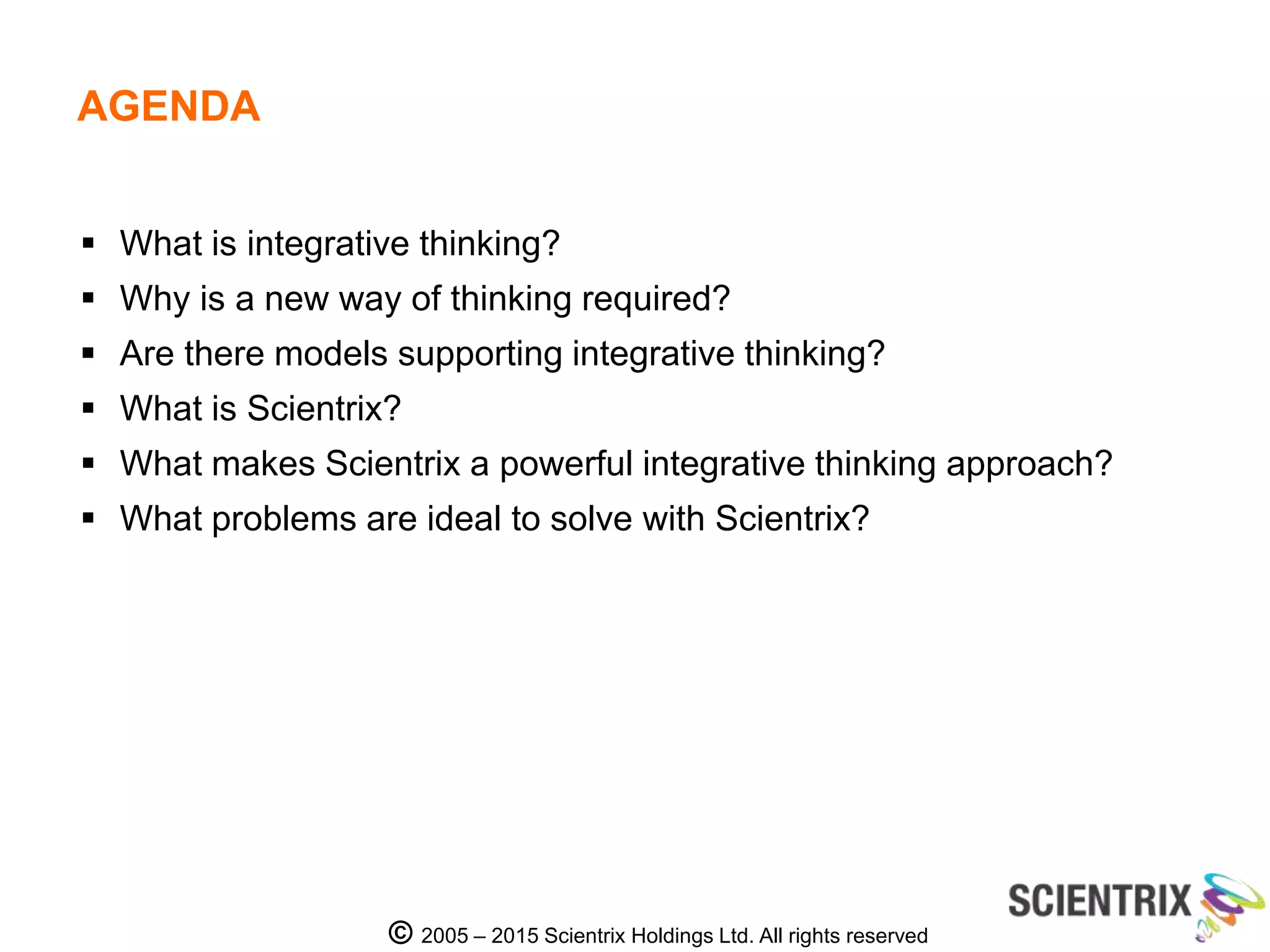 Integrative Thinking | PPTX