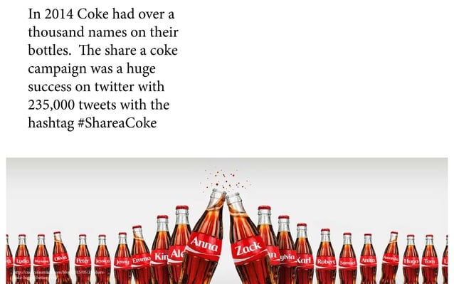 Share A Coke Campaign Slideshare Ppt