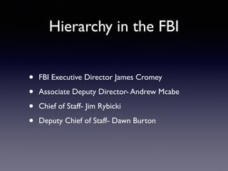 The Culture of the FBI. | PDF | Business | Business and Finance