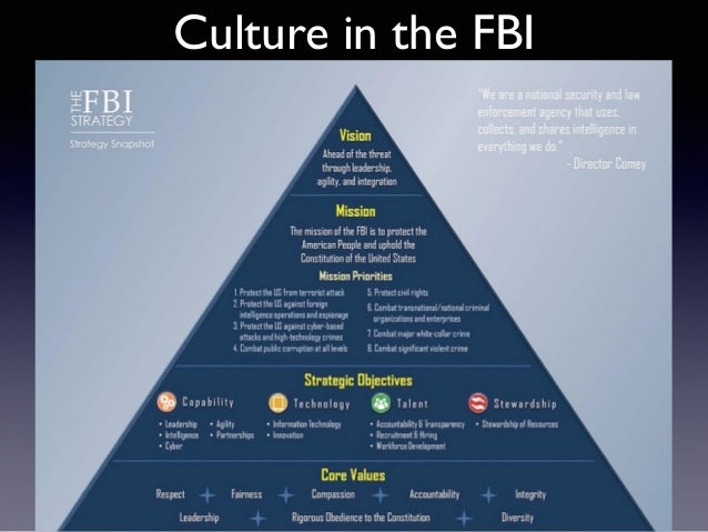 The Culture of the FBI.