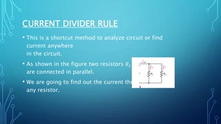 Current Divider rule | PPTX