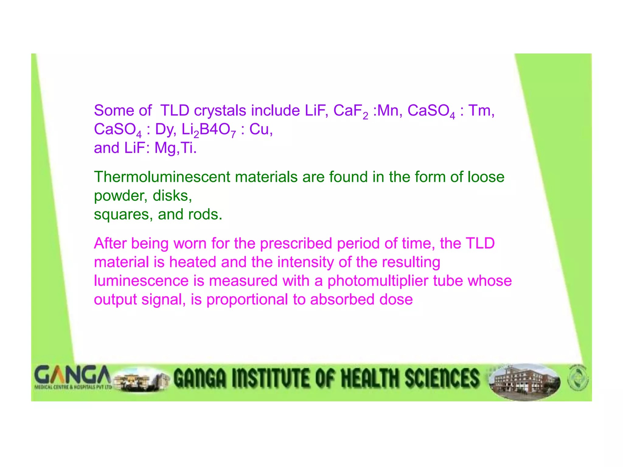 Radiation detection and measurements | PPTX | Chemistry | Science